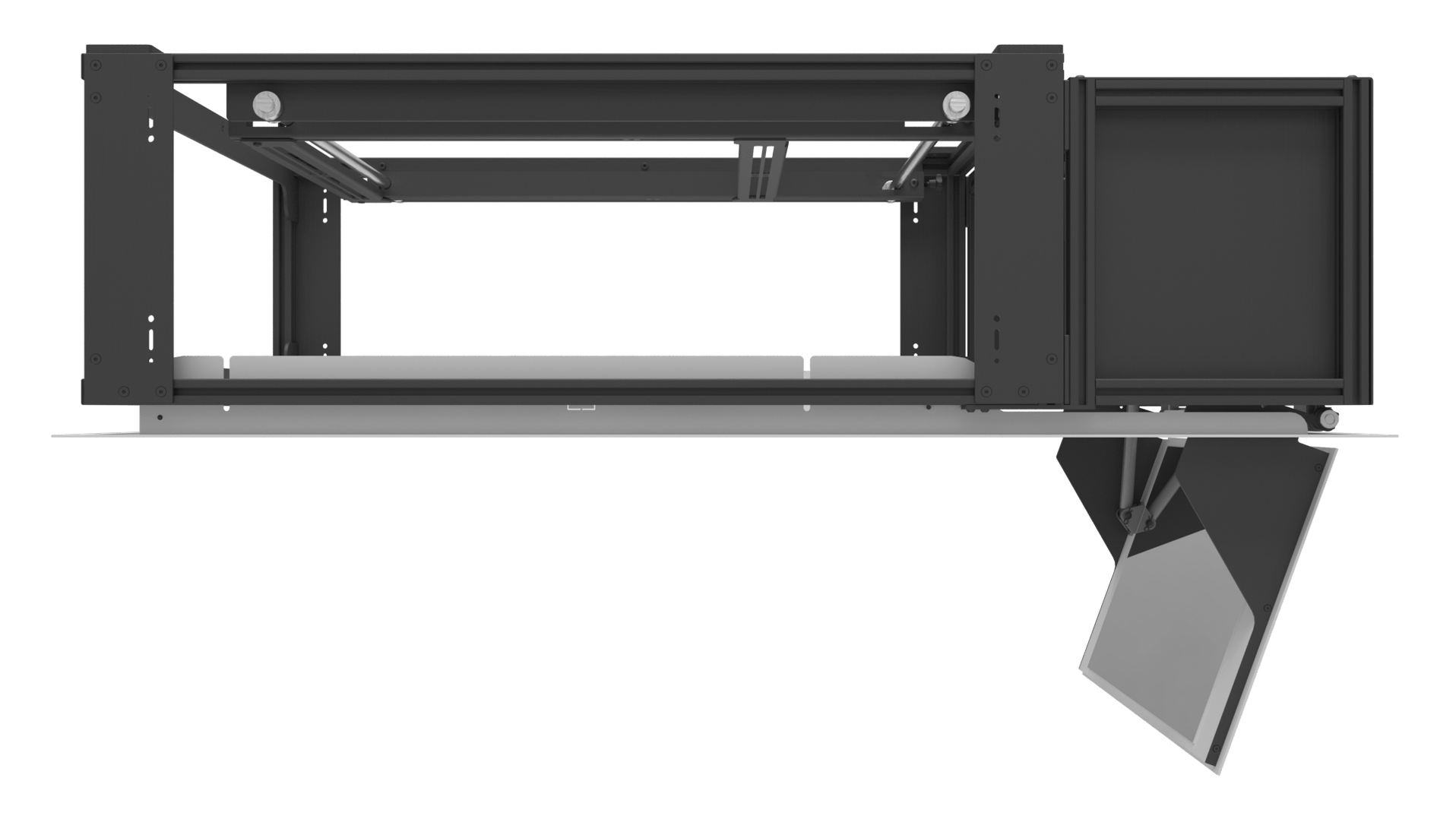 Motorised Mirror Drop Large — Display Technologies